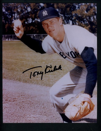 Tony Kubek Signed Autographed 8 X 10 Color Photo New York Yankees | eBay