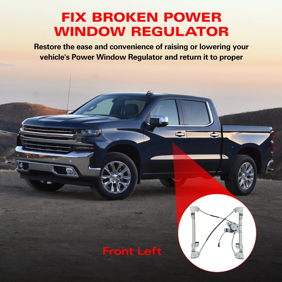 Front Driver Side For 2004-2008 Ford F150 Extended Cab Window Regulator ...