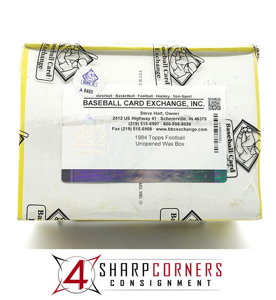 1984 TOPPS FOOTBALL UNOPENED WAX BOX BBCE AUTHENTIC | eBay