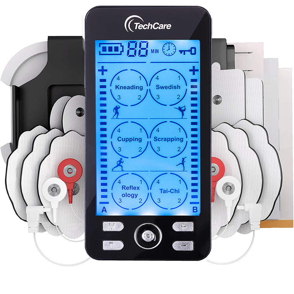 Tens Unit Muscle Stimulator Electrotherapy Device Full Body Massager 24 ...