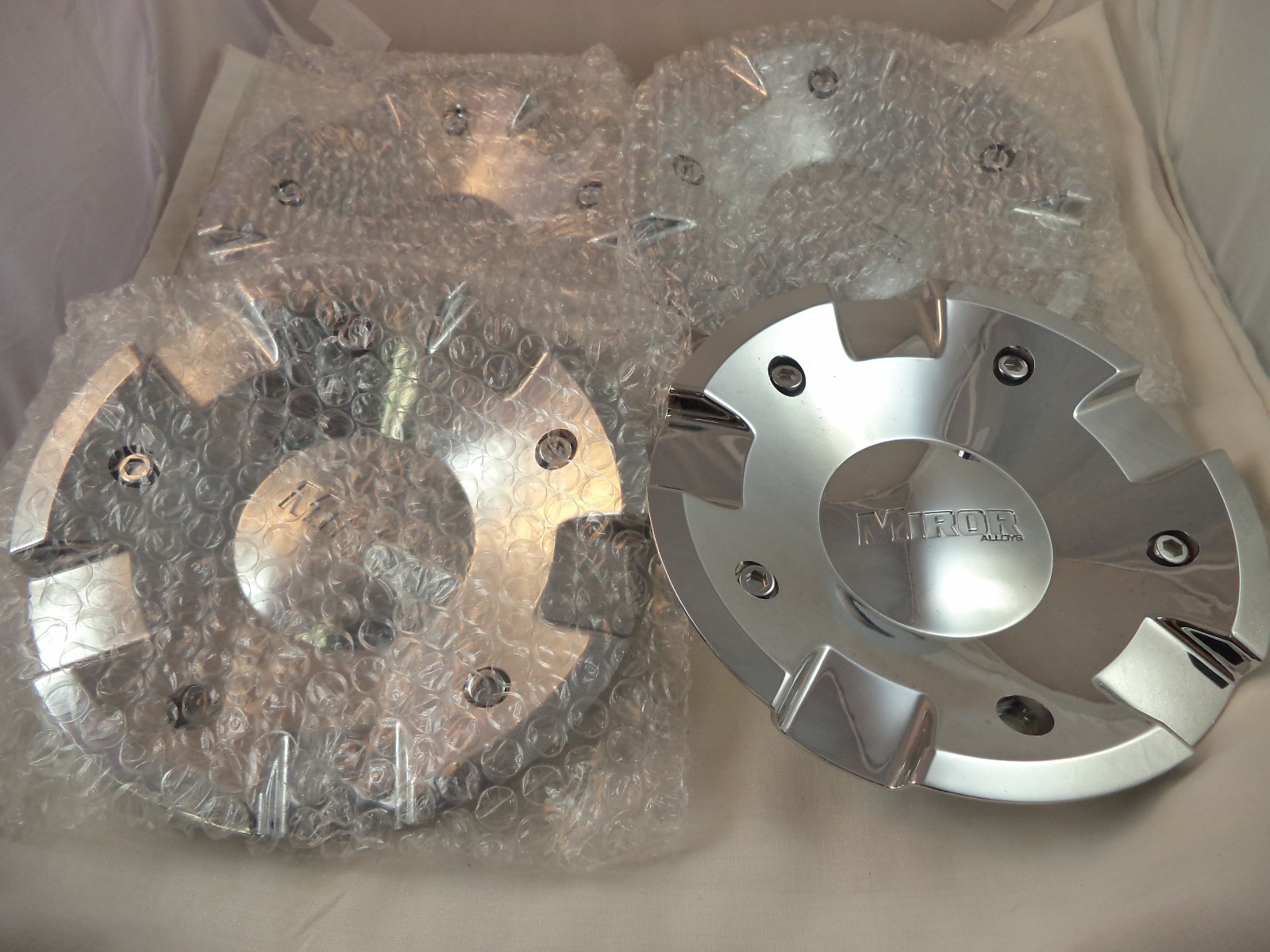 Mirror Wheels Chrome Custom Center Caps # CAP580L180 (SET OF 4) | eBay