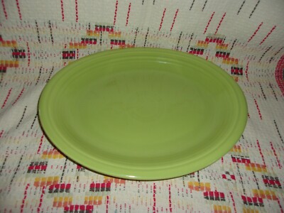 1950's CHARTREUSE FIESTA OVAL PLATTER -FIESTAWARE - k18 | eBay