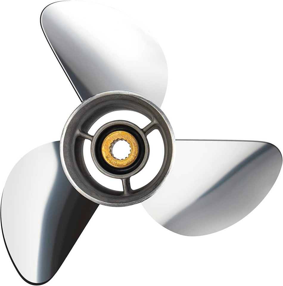 13 3/4x 21 Stainless Outboard Boat Propeller Fit Yamaha 150-250HP ...