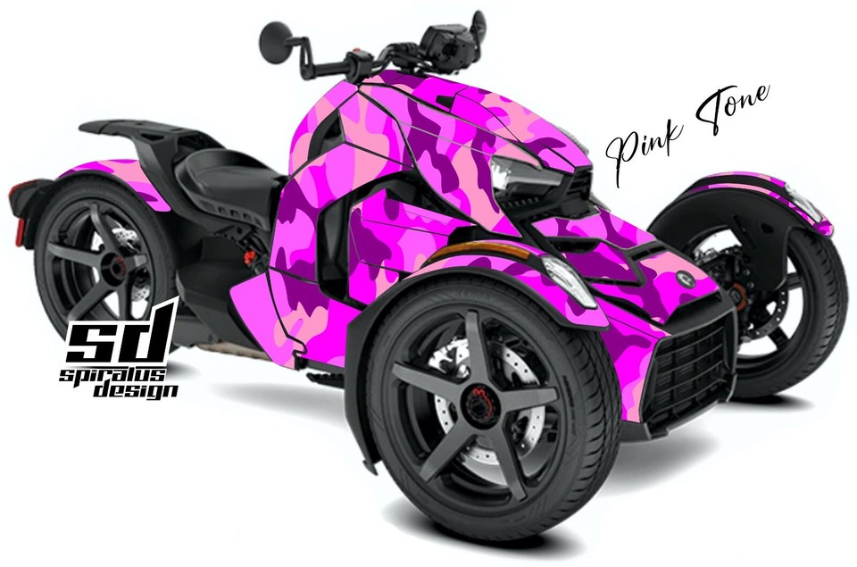 Can Am Ryker Sport Rally 600 900 Graphic Wrap Decal Kit "Vintage Camo ...