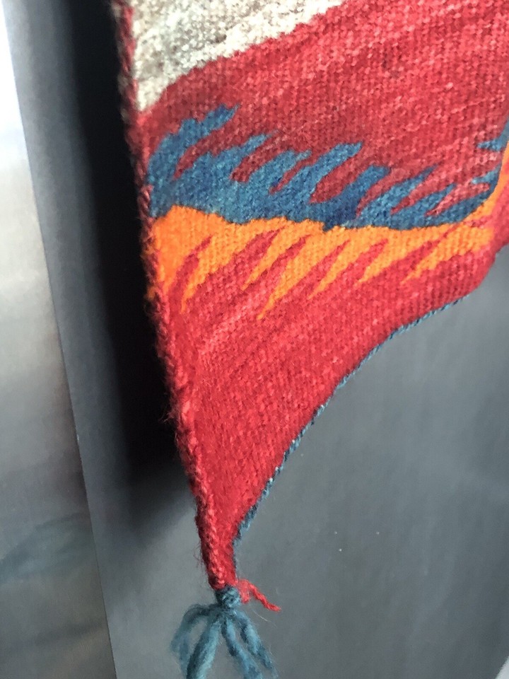 Vintage Navajo Blanket Original Hubbell Trading Post Tag c1905 Perfect ...