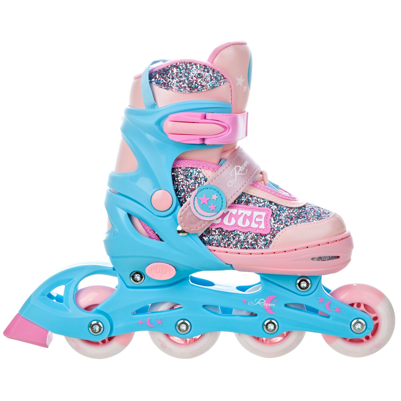 Roller Etta Raven modulable en patin à glace et triskate rose pour l ...