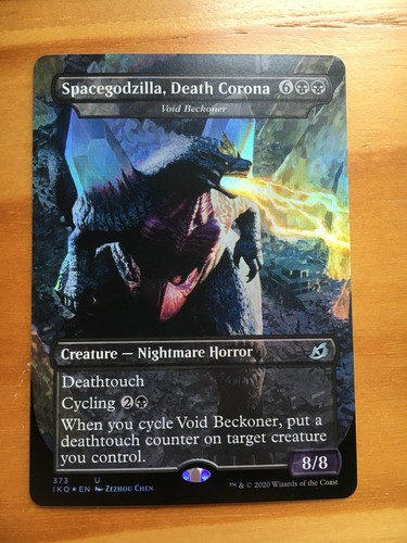 Mtg Ikoria Spacegodzilla, Death Corona Void Beckoner FOIL NM | eBay