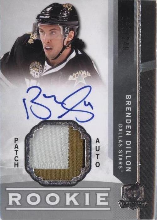2012-13 Upper Deck The Cup - Rookie Patch Autograph Brenden Dillon #105 ...