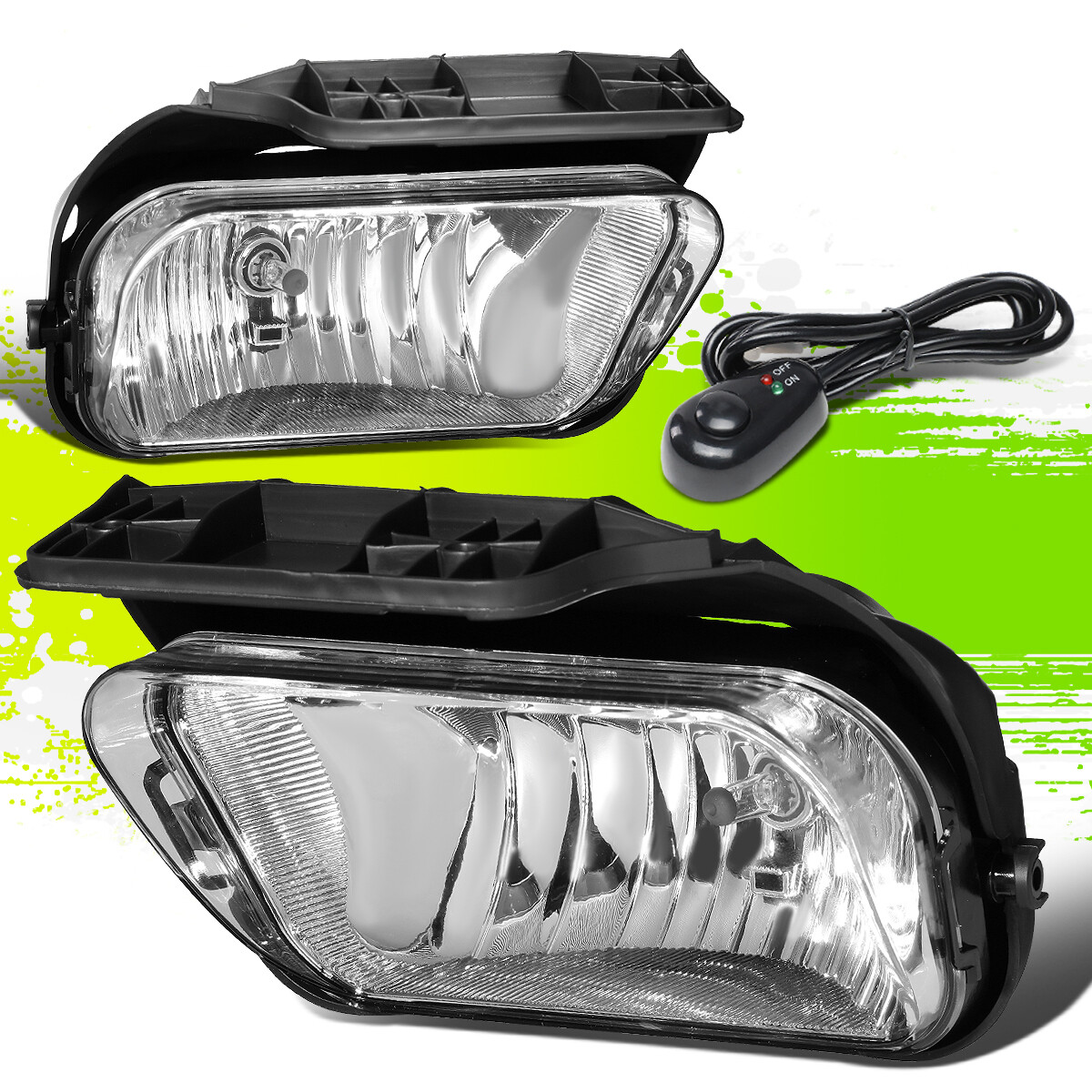 Factory Style Fog Light Lamps+Switch for Silverado GM GMT800 03-06 ...