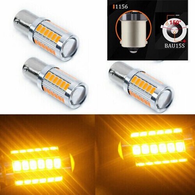 2/4X Bernstein 1156PY BAU15S PY21W Led 33SMD LED Blinker Birnen BAU15S ...