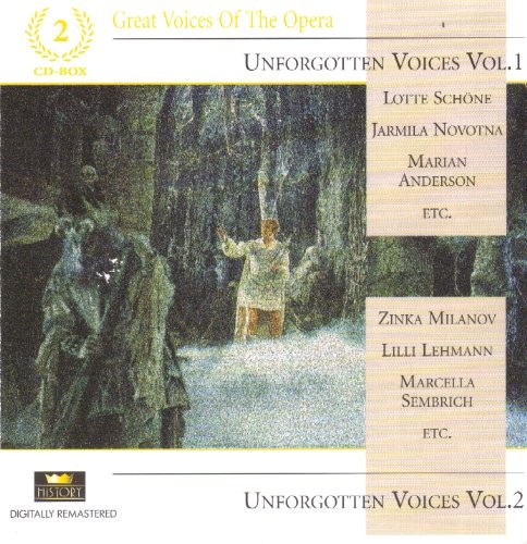 LOTTE SCHONE - Great Voices Of The Opera: Unforgotten Voices Vols. 1 ...