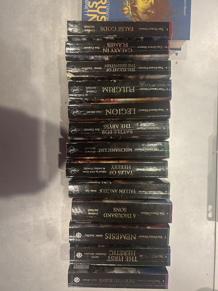 Warhammer The Horus Heresy Books 1-5, 7-15 Complete First Edition ...
