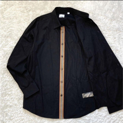 Burberry London TB logo embroidered long sleeve Overshirt Burberry London TB logo embroidered long sleeve Overshirt