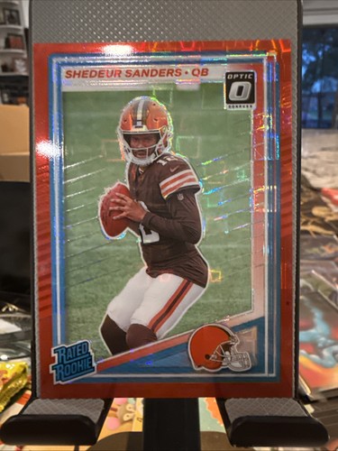 2025 Shedeur Sanders Panini Donruss Optic Rated Rookie Red Pandora SP ...