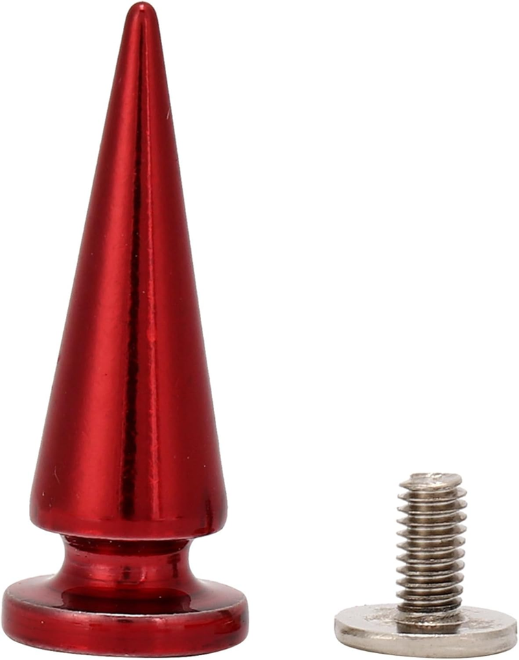 10 Set Metal Studs Spikes for Clothes, 10X26Mm Screw on Spikes, Copper ...