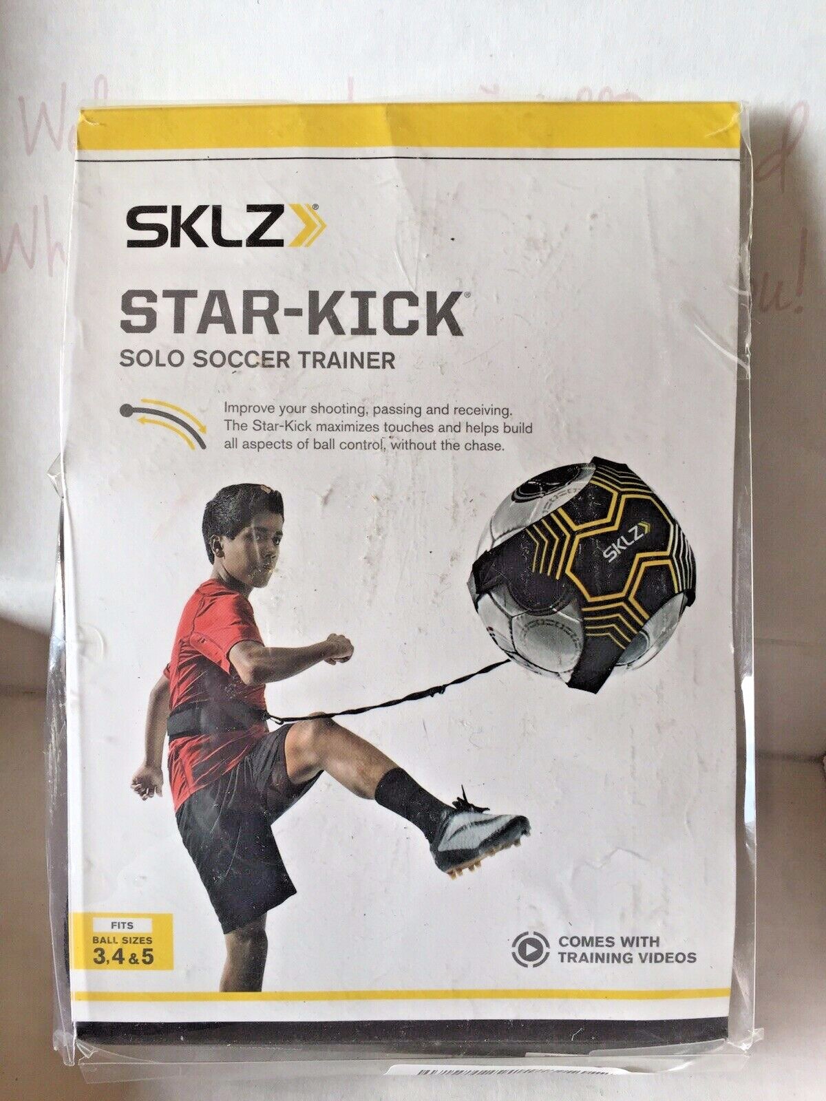 SKLZ Star-Kick Solo Soccer Trainer - Black/Yellow | eBay