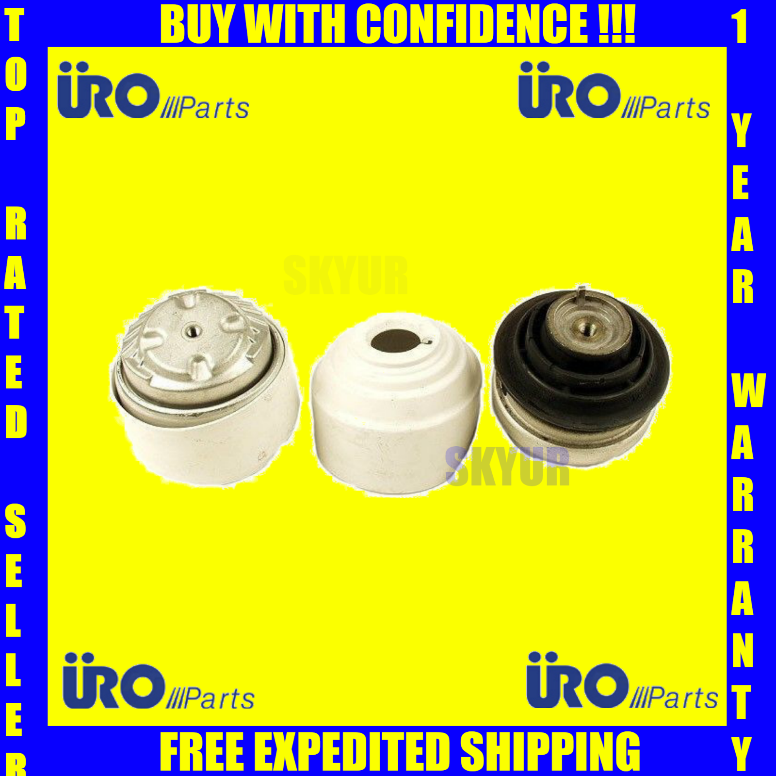 Mercedes Engine Mount Set Left & Right C230 E300 SLK230 URO 2032400617 ...