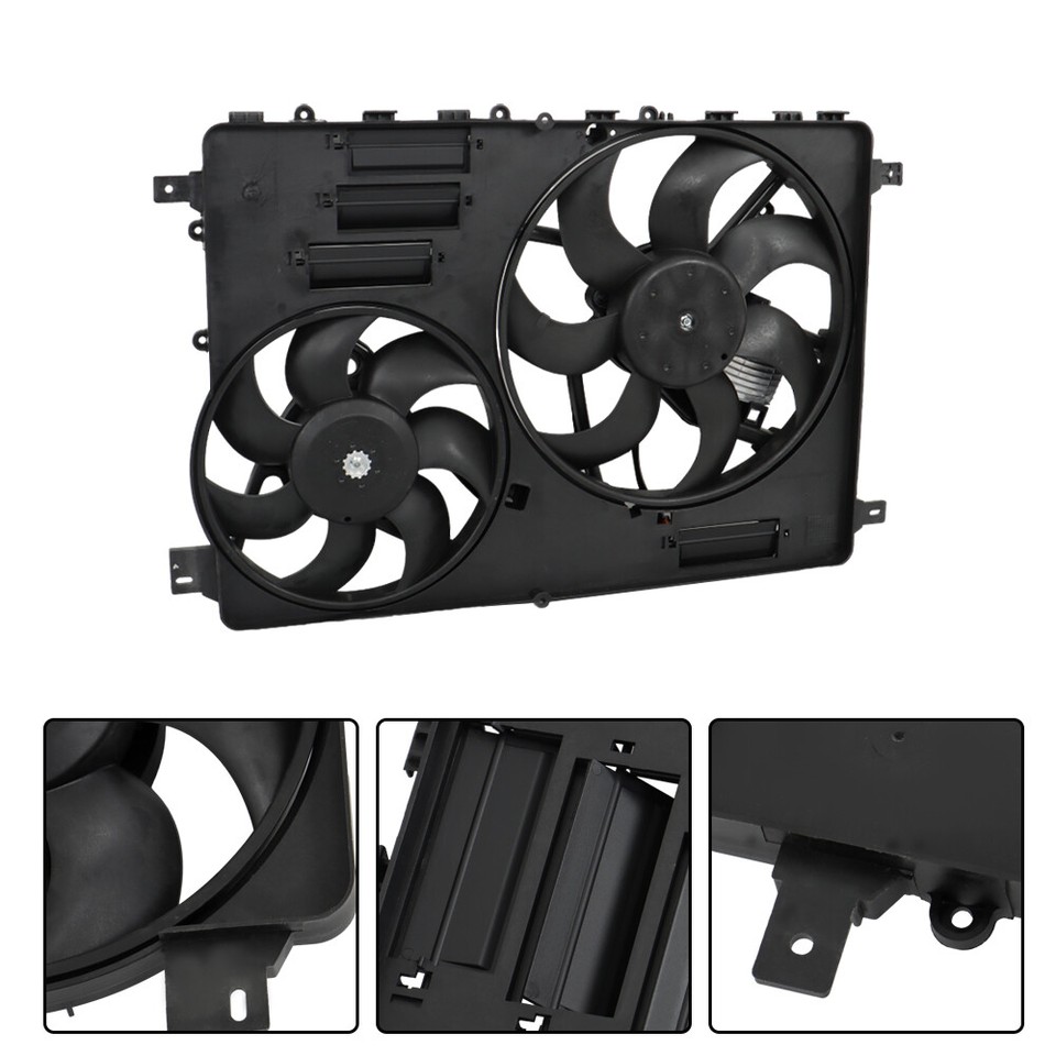 Radiator Cooling Fan W/ Control Module For Land Rover LR2 2.0L 2013-15 ...