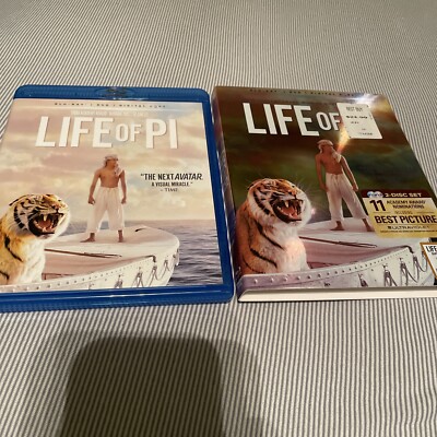 Life of Pi (Blu-ray/DVD/Digital Copy) w/ Slipcover 24543751946| eBay