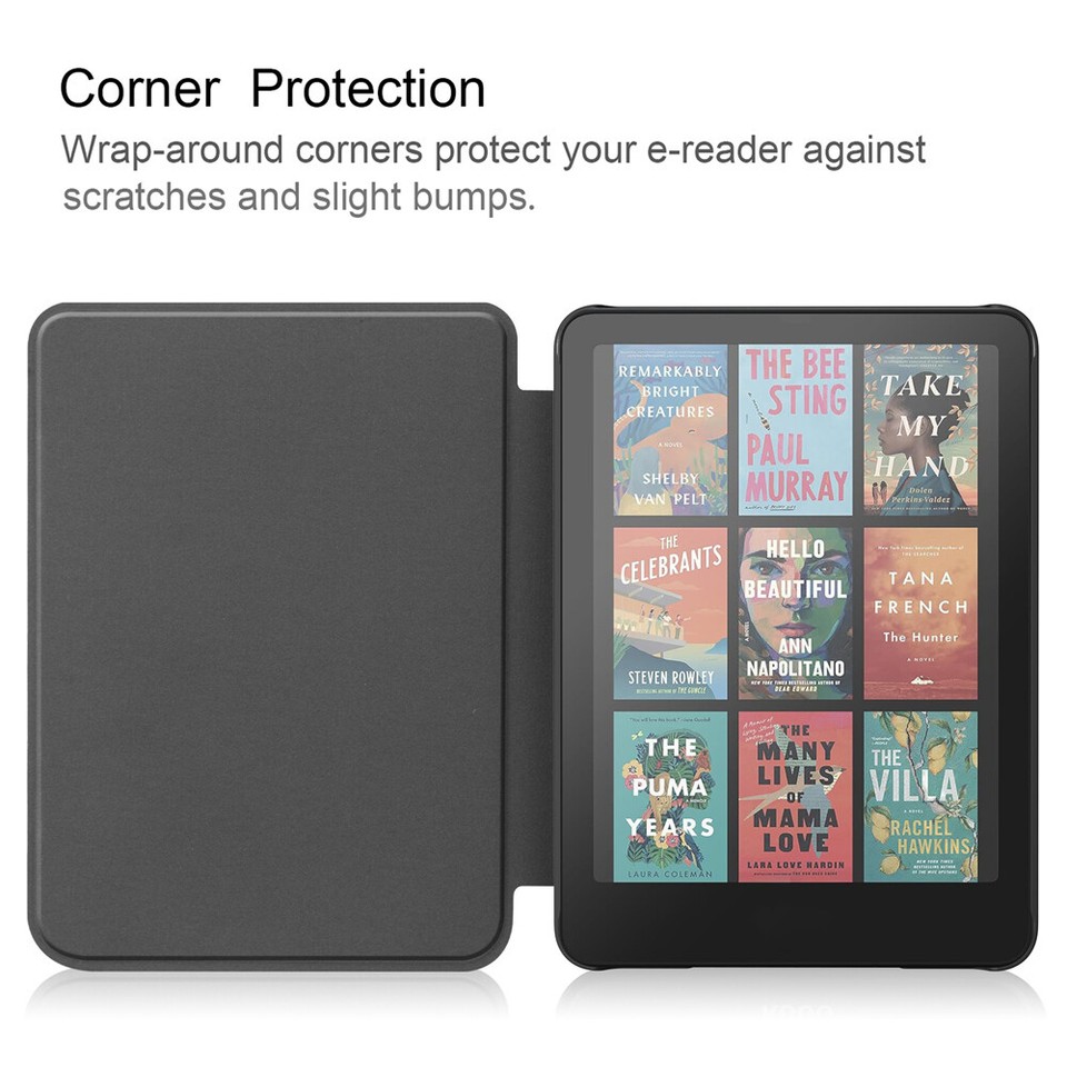 For Amazon Kindle Paperwhite 12th Gen 2024 7 inch Leather Flip Smart ...