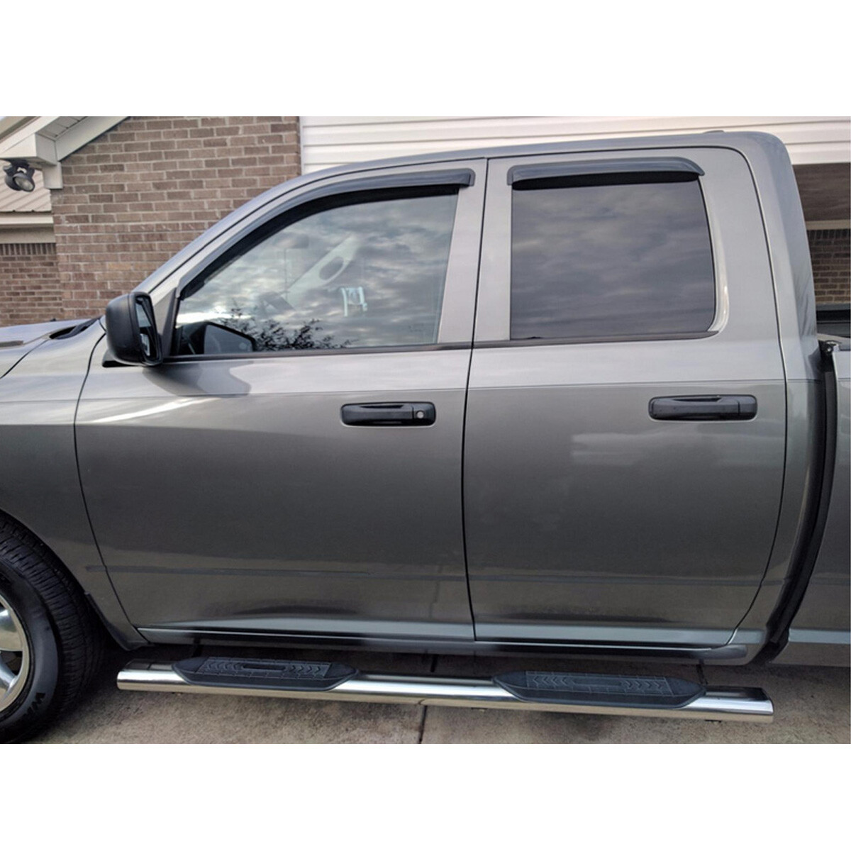 Vent shade Window Visors for 09-24 Dodge Ram 1500 Classic Body Extended ...