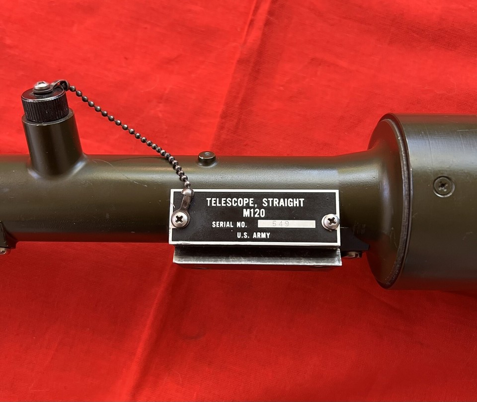 US Army M120 Telescope Straight Excellent Telescopic Sight Vietnam Era ...