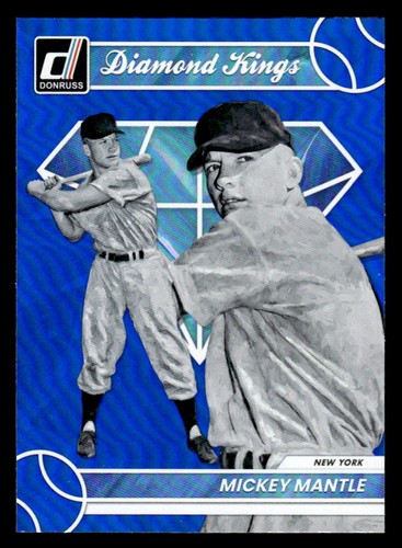 2023 Donruss Holo Blue #7 Mickey Mantle Yankees DK | eBay