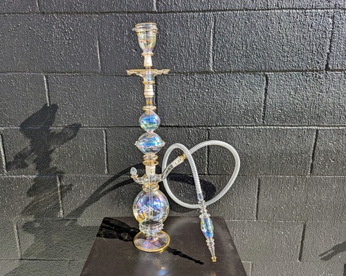 28" Full glass hookah set Egyptian shisha | eBay