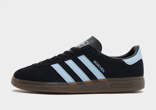 adidas Originals Munchen in Black and Light Blue All Sizes Limited ...
