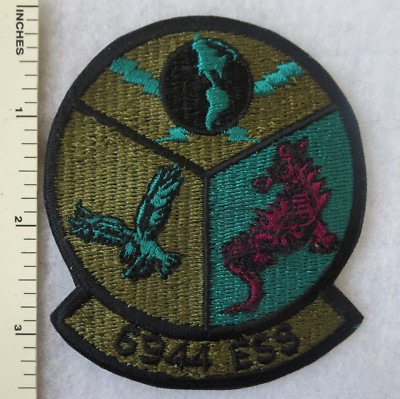 6944th ELECTRONIC SECURITY SQUADRON ESS US AIR FORCE PATCH Subdued USAF Vintage | eBay
