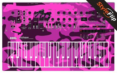 Korg Minilogue Skin | Pink Camo | Protective Decal | StyleFlip Skins | eBay