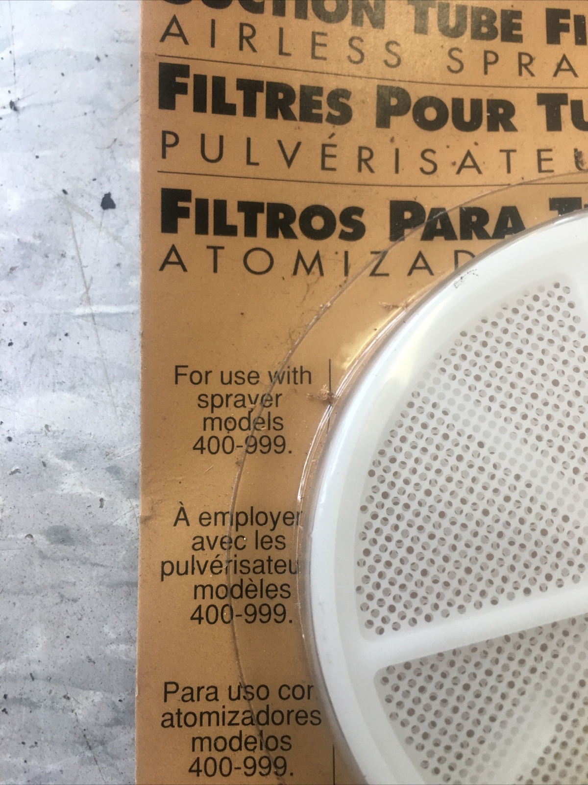 NEW 2 PACK GENUINE Wagner Pro Gold 0154832 SUCTION TUBE FILTERS NOS 400 ...