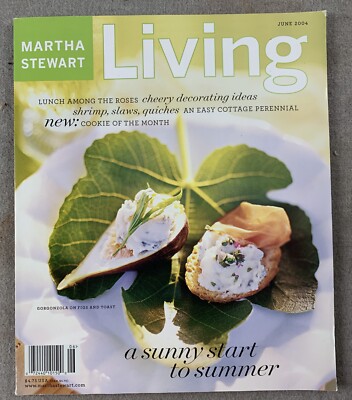 Vintage Martha Stewart Living Magazine June 2004, No. 127, Recipe Cards ...