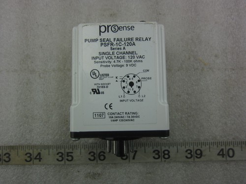Prsense PSFR-1C-120A 8-Pin 120V Coil Pump Seal Failure Relay, Used | eBay