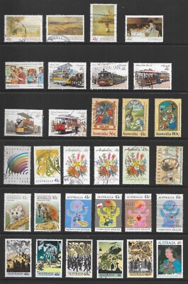 Australia, Definitive collection of 31 Stamps from 1989 to 1990, Used ...