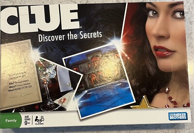 CLUE Discover the Secrets Board Game - Parker Brothers | eBay