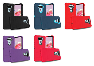 For LG Rebel K31 L355DL Ultimate Tough Hybrid Case Phone Cover | eBay