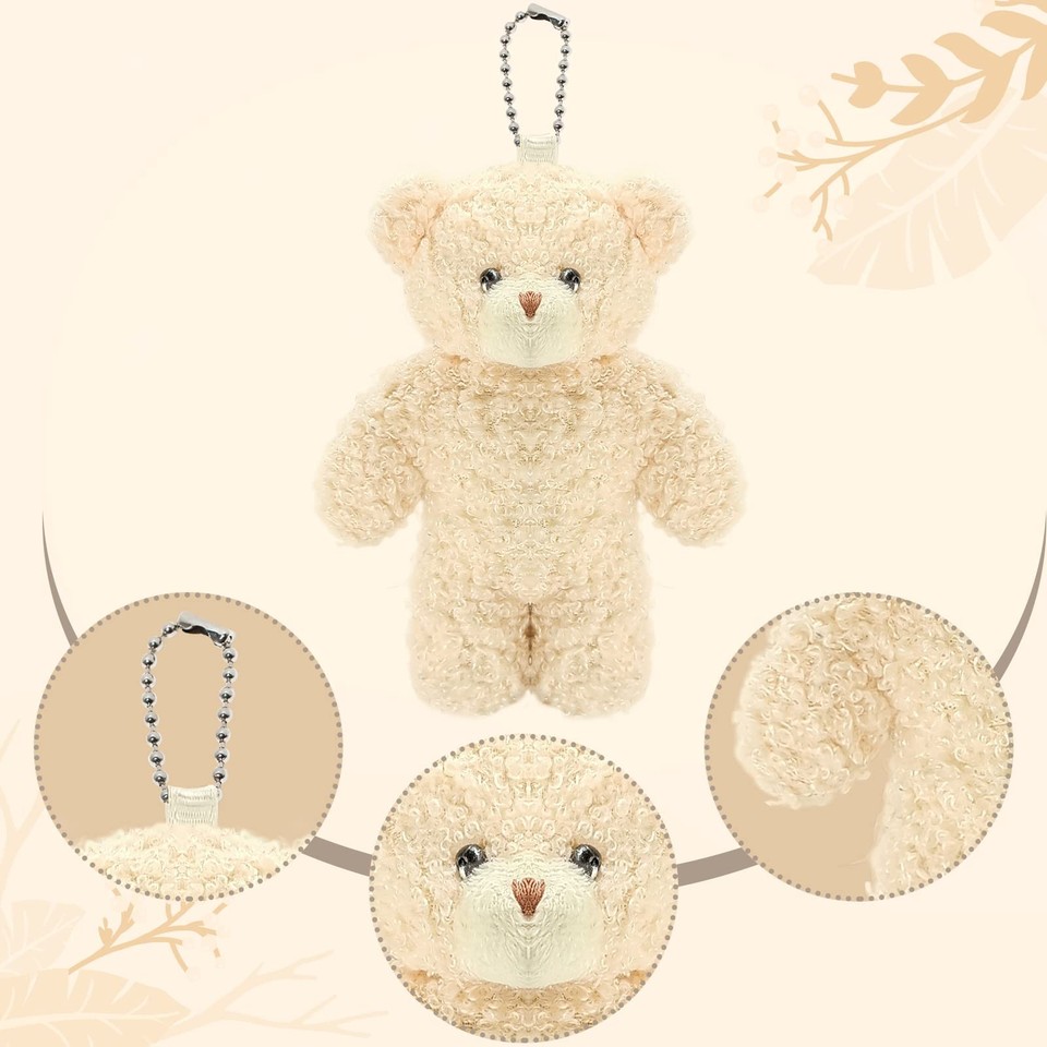12 Pack Brown Mini Teddy Bears 4.7 inch Tiny Soft Stuffed Teddy Bear ...