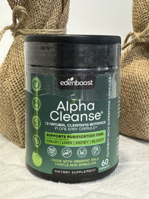EdenBoost Alpha Cleanse Supports Purification for Colon, Kidney, Liver ...