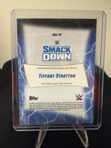 2025 Topps Chrome WWE Tiffany Stratton Geometric Refractor Auto #BBA ...