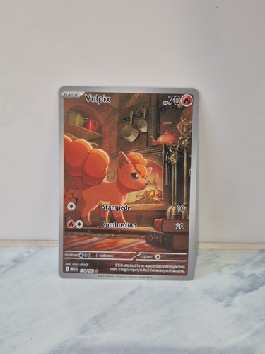 Pokemon TCG VULPIX 138/132 Mega Evolution Illustration Rare | eBay ...