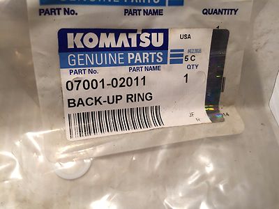 0700102011 Komatsu BACK-UP RING 07001-02011 | eBay