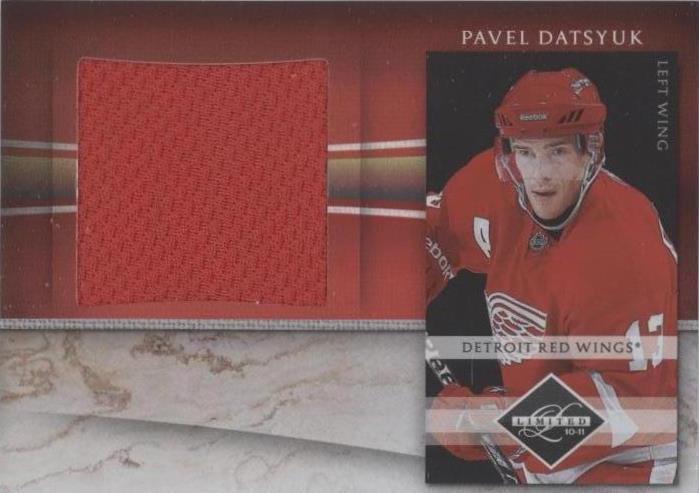 2010-11 Limited - Jumbo Materials Pavel Datsyuk #10 /99 (MEM) for sale ...