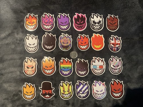 Skateboard Spitfire Vinyl Stickers For Car SkateBoard Laptop READ ...