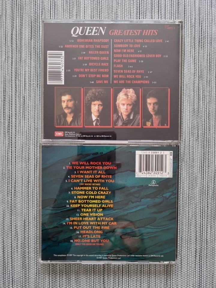 Queen CD Collection Bundle Inc The Works Live at Wembley Live Killers ...