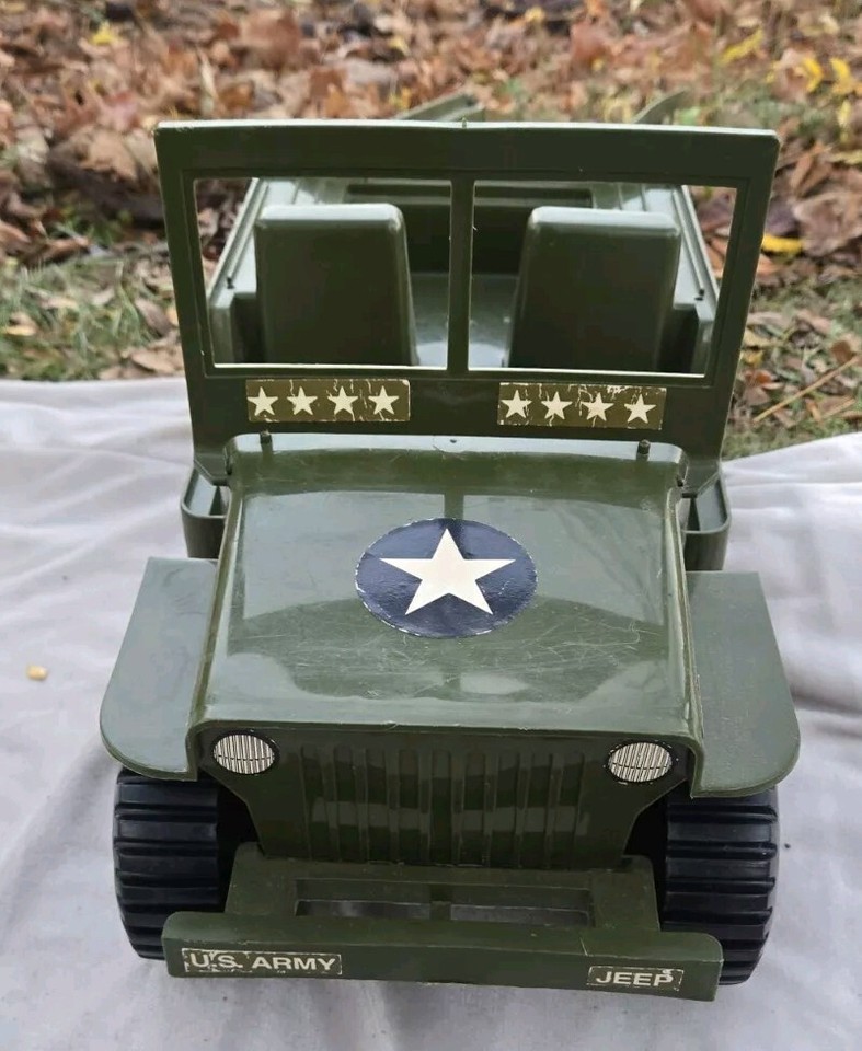 Vtg Empire Action Figure US ARMY 1973 Combat Jeep & 1976 Trailer | eBay