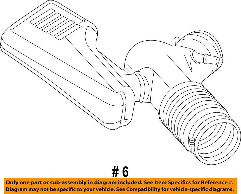 FORD OEM 09-10 F-150 Engine Air Intake-Air Inlet Assy 9L3Z9B659C | eBay
