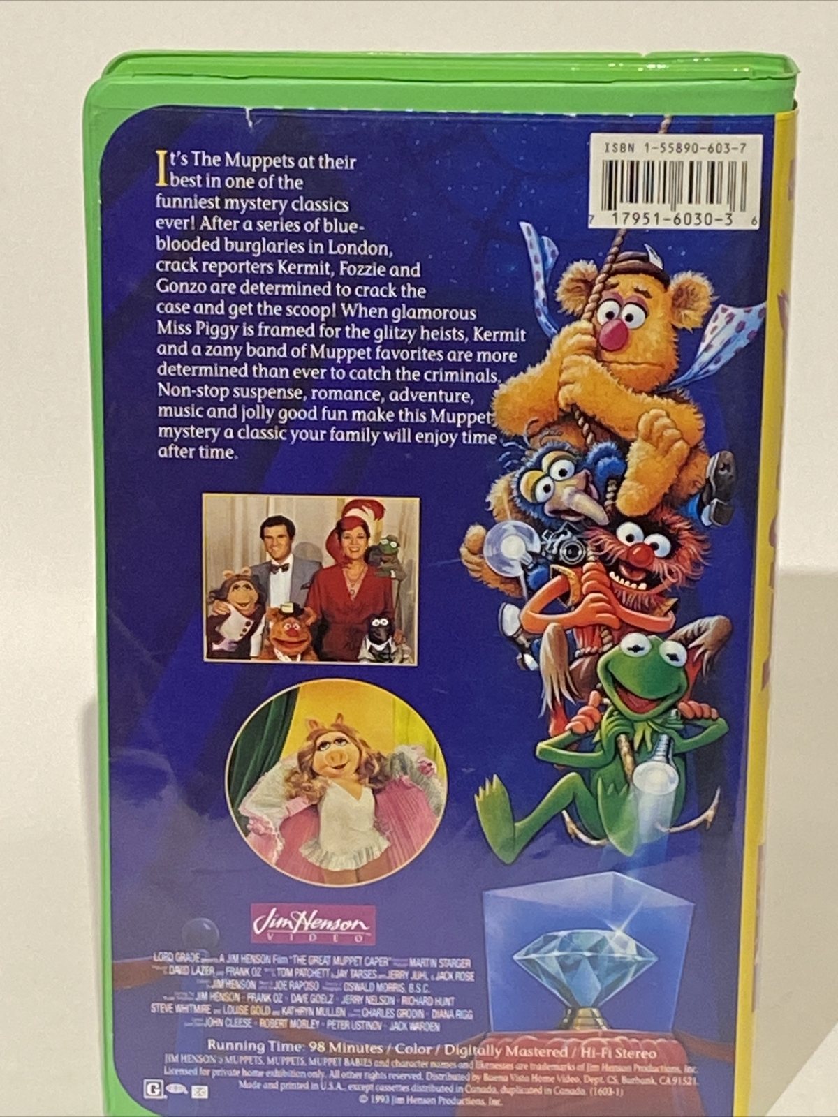 The Great Muppet Caper (VHS, 1993) Green Clamshell Rare 717951603036 | eBay