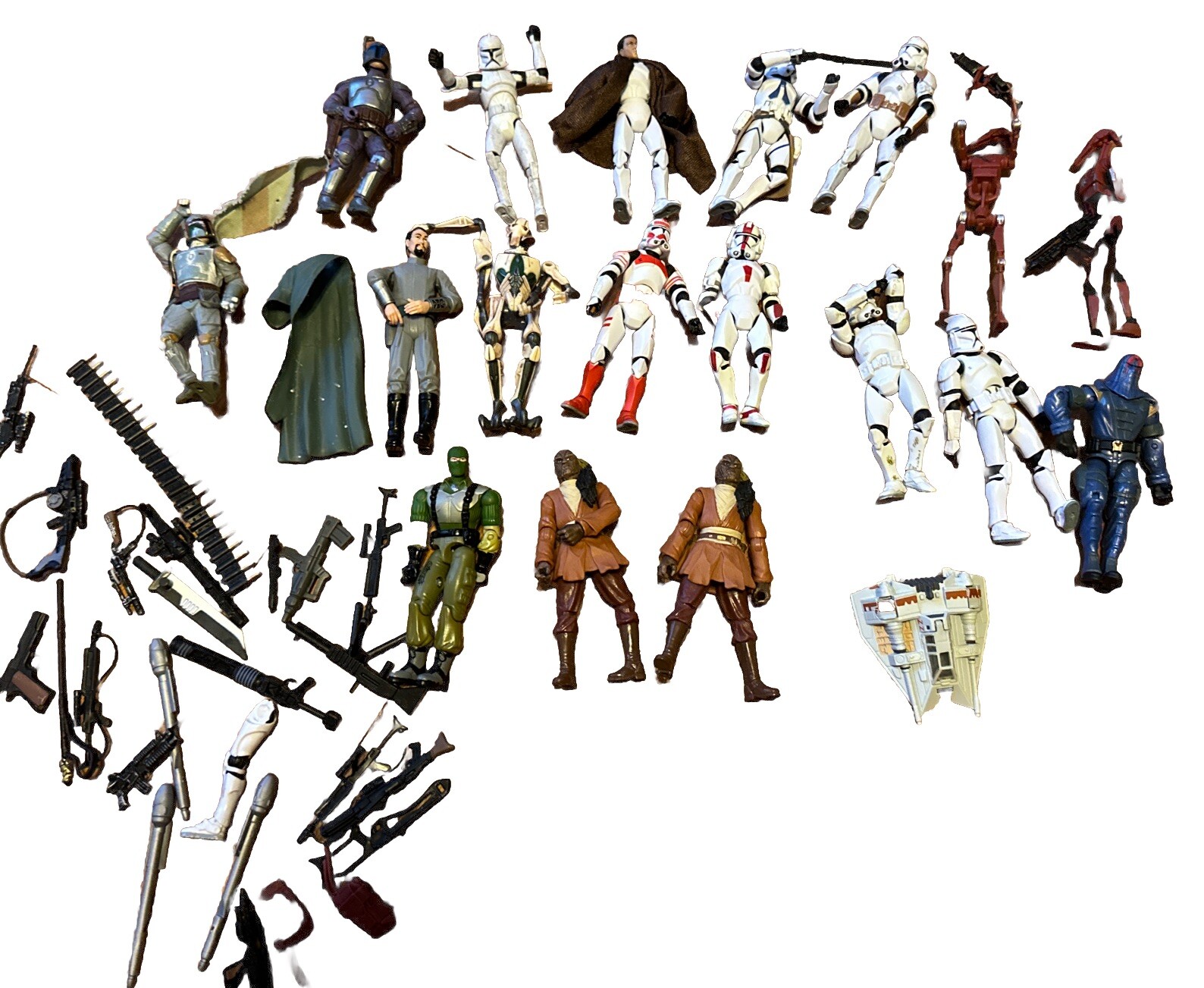 Star Wars Action Figure Lot of 11 3.75" Hasbro 2004-2008 Vtg Loose | eBay