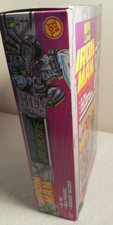 NEW 1994 WAR MACHINE IRON MAN MARVEL COMICS DELUXE EDITION FIGURE ...